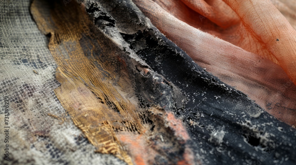 Detailed view of mold on fabric, texture of decay in textiles Stock ...