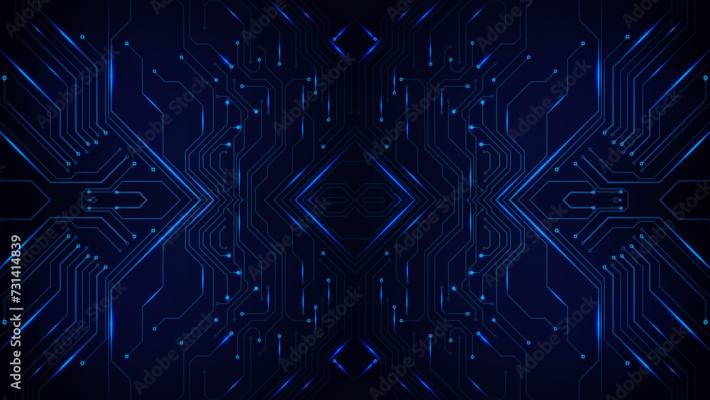 Mechatronic style Digital Background , Digital Circuit board background ...