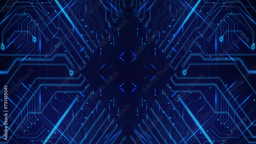 Mechatronic style Digital Background , Digital Circuit board background ...