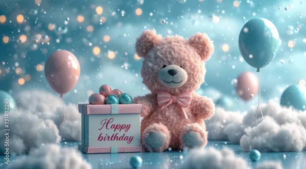 Joyous celebration: a heartfelt and adorable happy birthday greeting ...