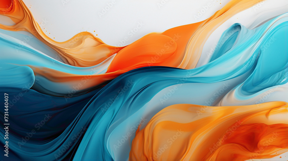 amazing orange blue and white color vivid lining background very ultra ...