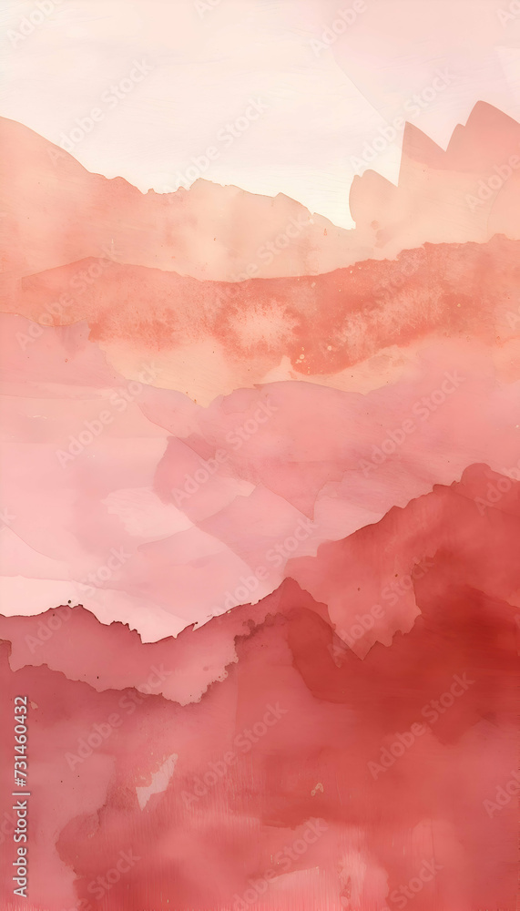 Boho background with art shapes. Boho colored wallpaper. Watercolor ...