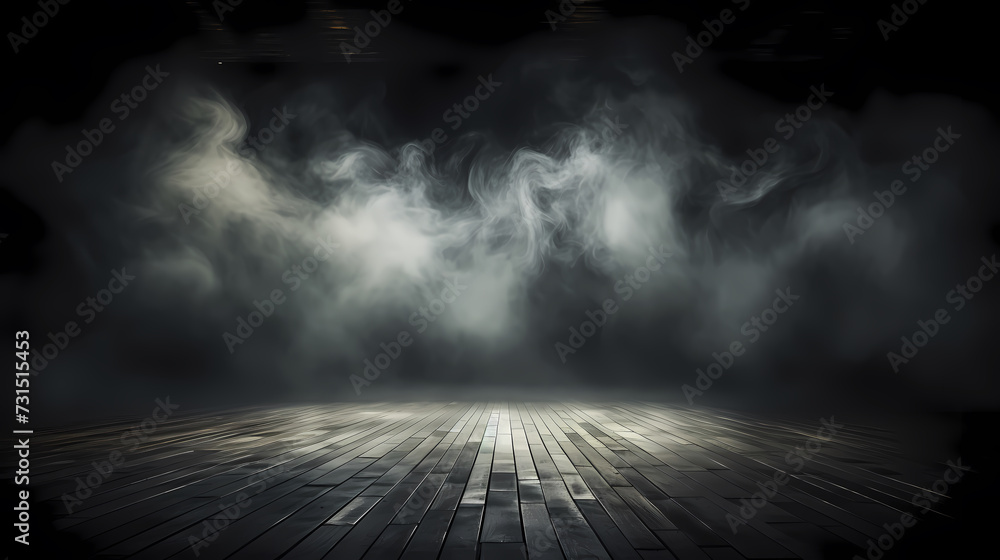 Empty concrete floor, universal minimalist background for presentations ...