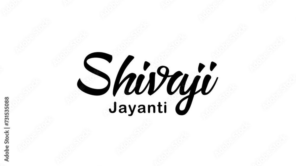 Shivaji Jayanti Text Animation. Great for Shivaji Jayanti Celebrations ...