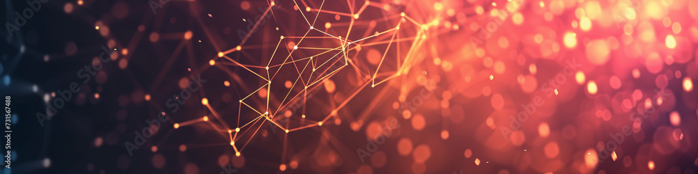 A fiery display of modern art, with lines and dots bursting like ...