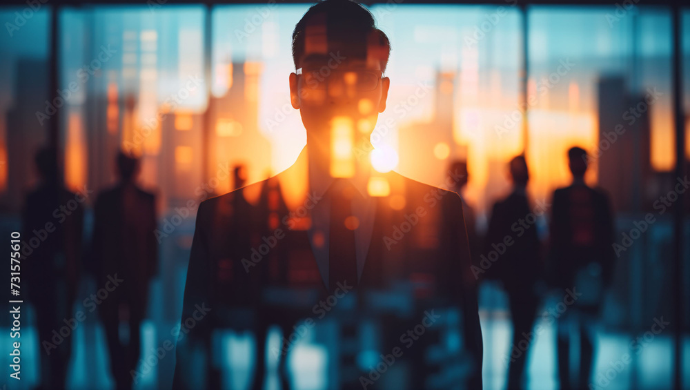 Pictures that depict leadership and management concepts, including ...