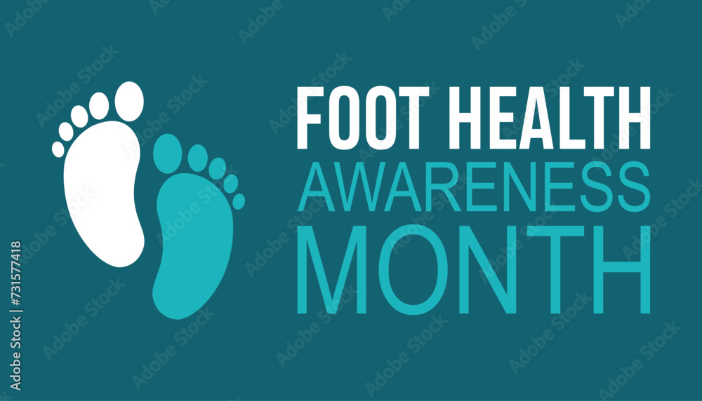 Vector illustration on the theme of Foot health awareness month ...