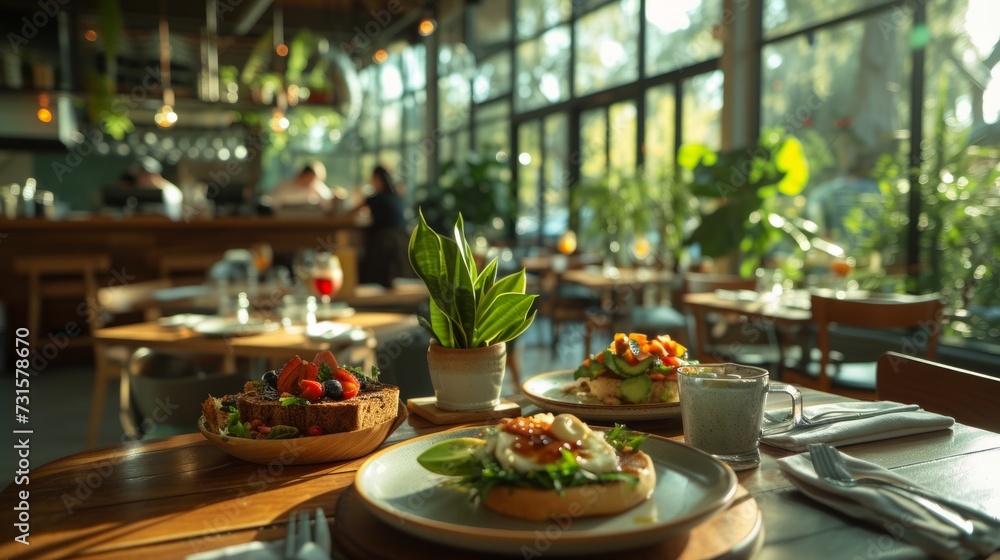 Trendy eateries serve up modern breakfast fare amidst minimalist decor ...