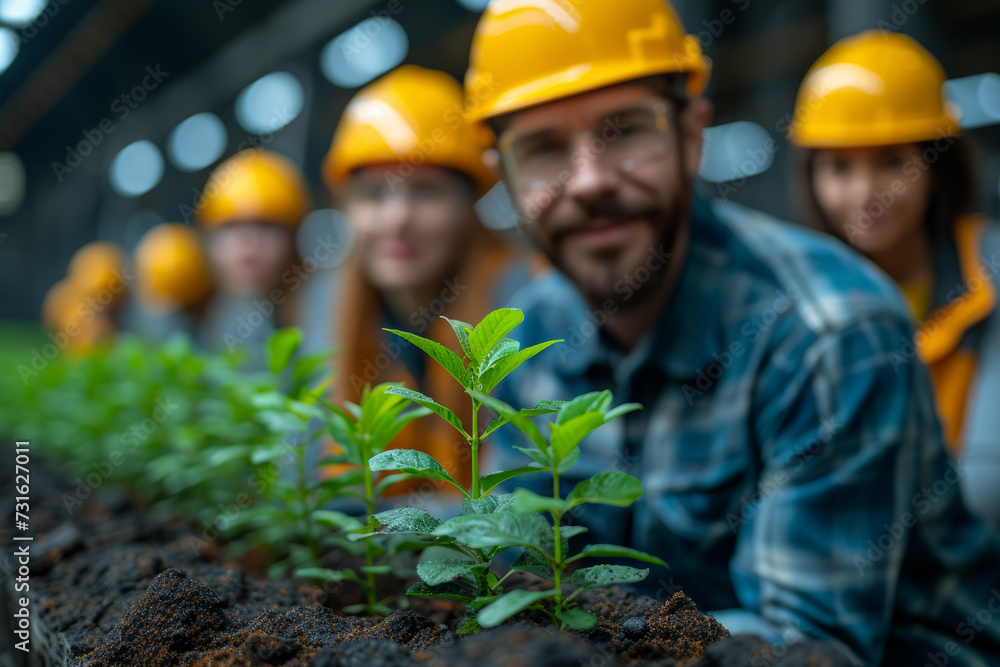 Environmental warriors collaborating with local industries to implement ...