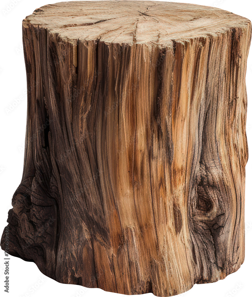 tree trunk transparent background PNG clipart Stock Photo | Adobe Stock