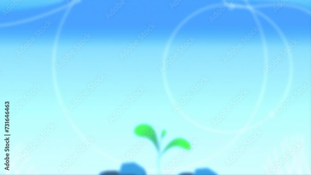 2d Rendered Illustration Of Earth Day Featuring Planting Seeds ...