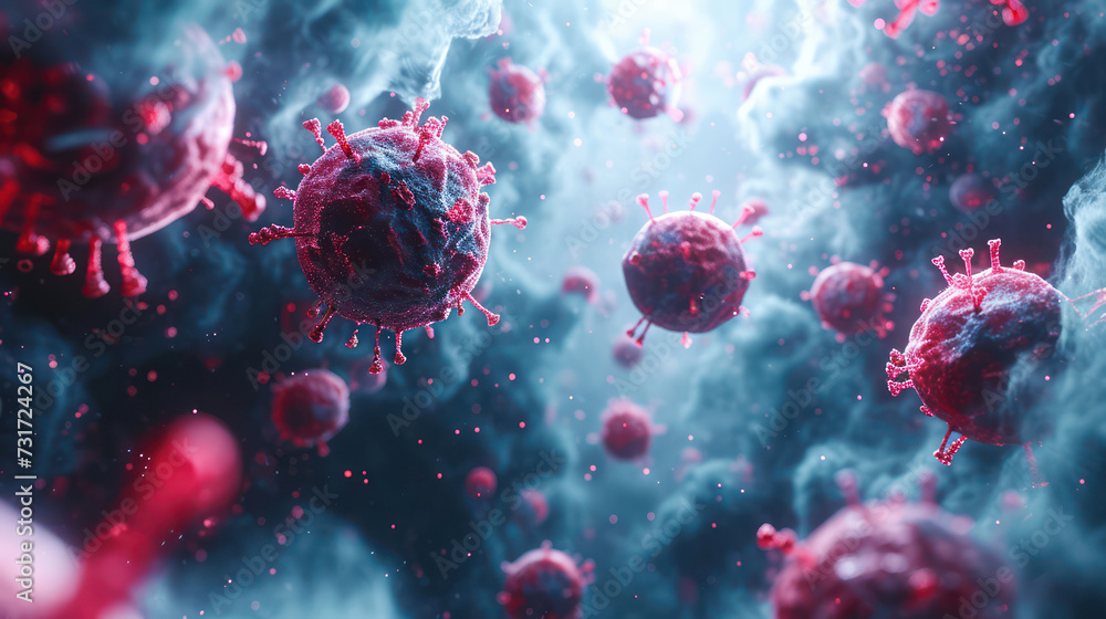 Healing the Microscopic Battle: A Three-Dimensional Illustration of ...