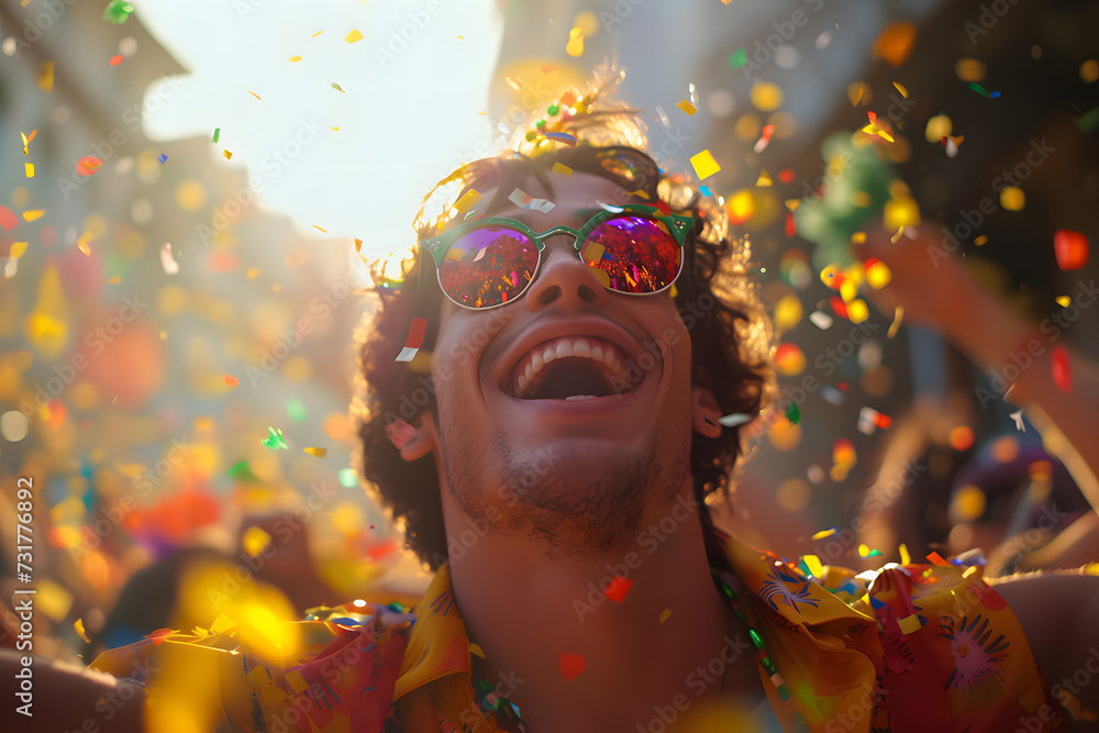 Alegria Carnavalesca: Uma Explosão de Alegria e Cores, IA Generativa ...