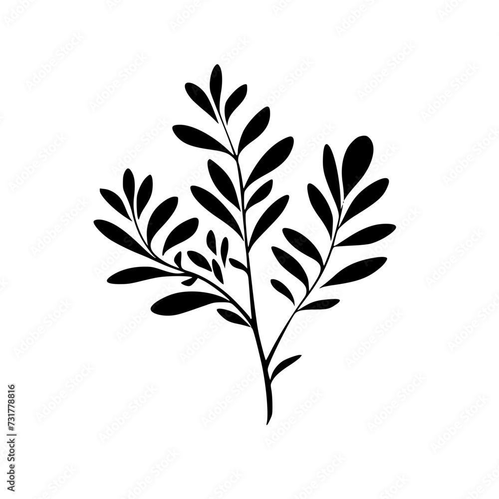 botanical svg, floral svg, flower svg, botanical clipart, floral ...