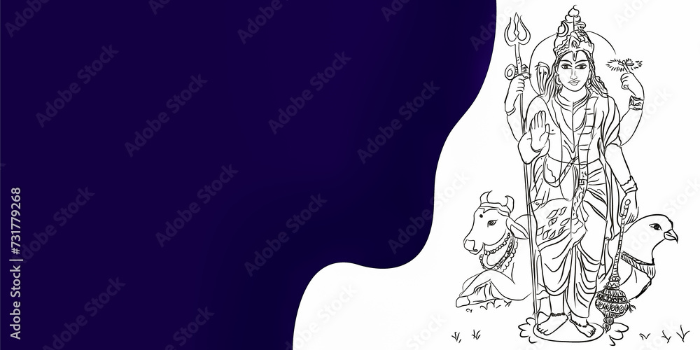 Shiva and Vishnu are two distinct deities in Hinduism, each with their ...