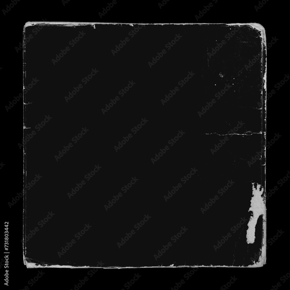 Worn square texture overlay for album cover. worn edges album cover ...