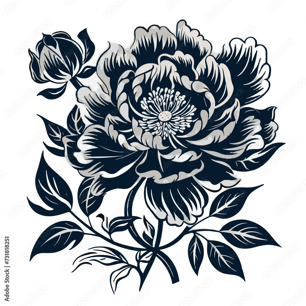 Vettoriale Stock botanical svg, floral svg, flower svg, botanical ...