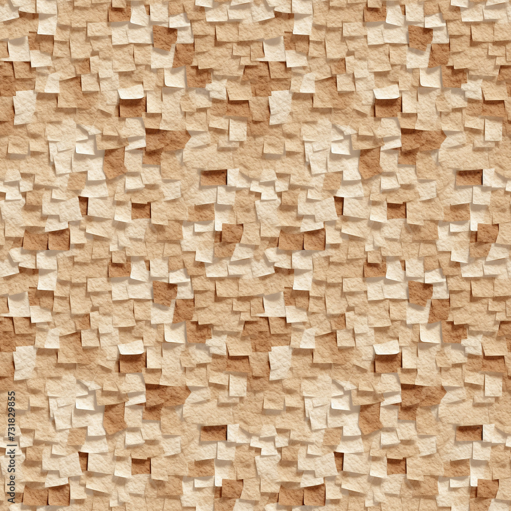 Small pieces of paper, rough, recycled material, Seamless Texture of ...