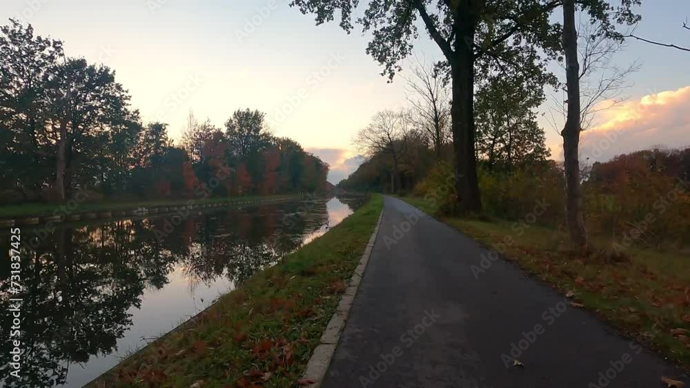 Experience a captivating time warp journey through a scenic park with ...