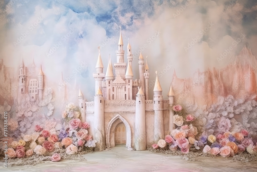 Enchanting Fairy Tale Castle: Grand Game Art, Towering Turrets ...