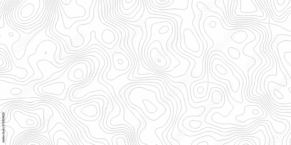 Abstract pattern with lines topographic map background. Topography and ...