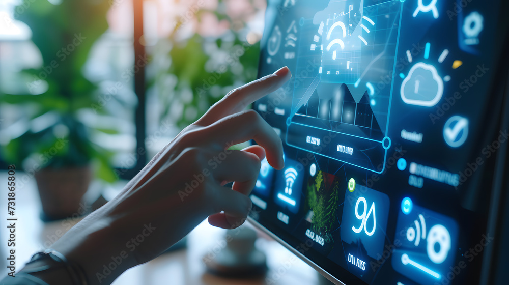 People who use smart home devices to control their home environment ...