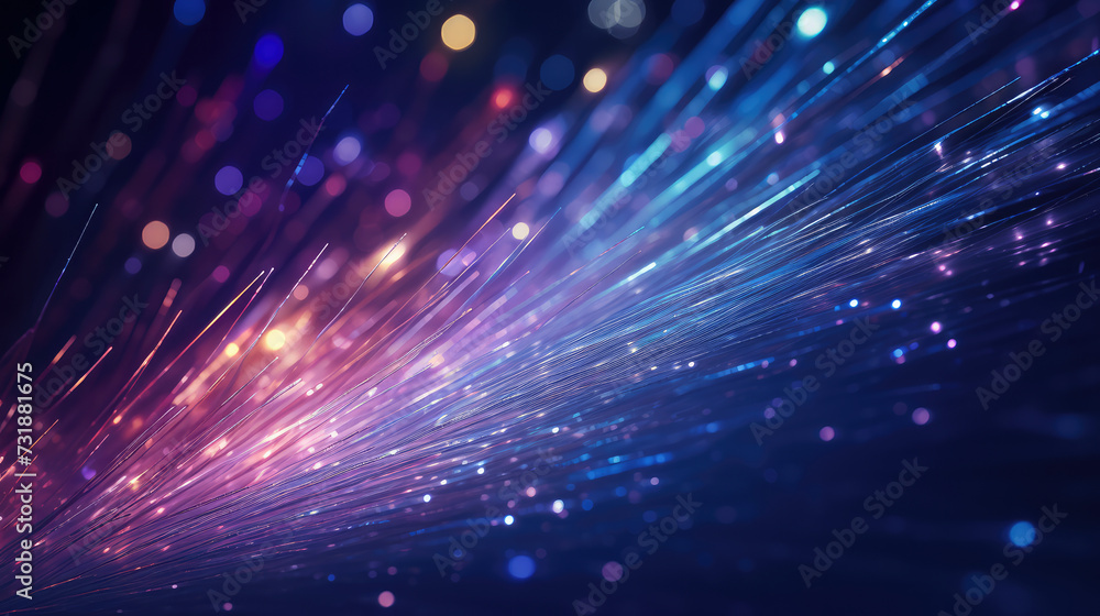 Energy and communication themed background. Futuristic data flow ...