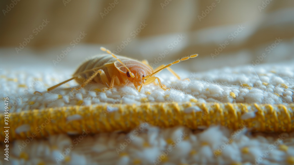 Bed Bug, mattress infestation, highlighting the bed bug menace and the ...