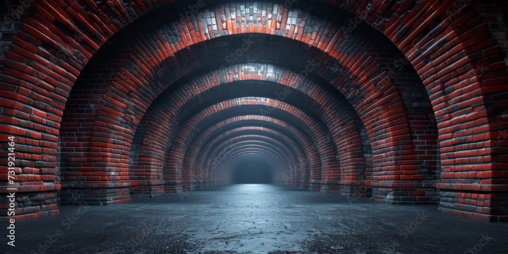 Eerie Underground Chamber: A Haunting Encounter With Red Brick Vaulted ...