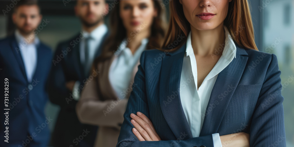 Corporate Team in Business Attire. Professional business attire dress ...