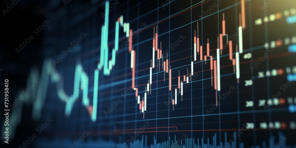 Dashboard graph of forex statistics, business and financial analytics ...
