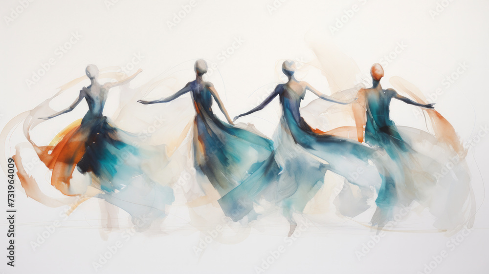 Modern Interpretation: In a contemporary dance interpretation ...