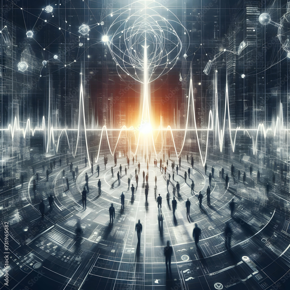 An intricate dance of connectivity that binds humanity together. Show a ...