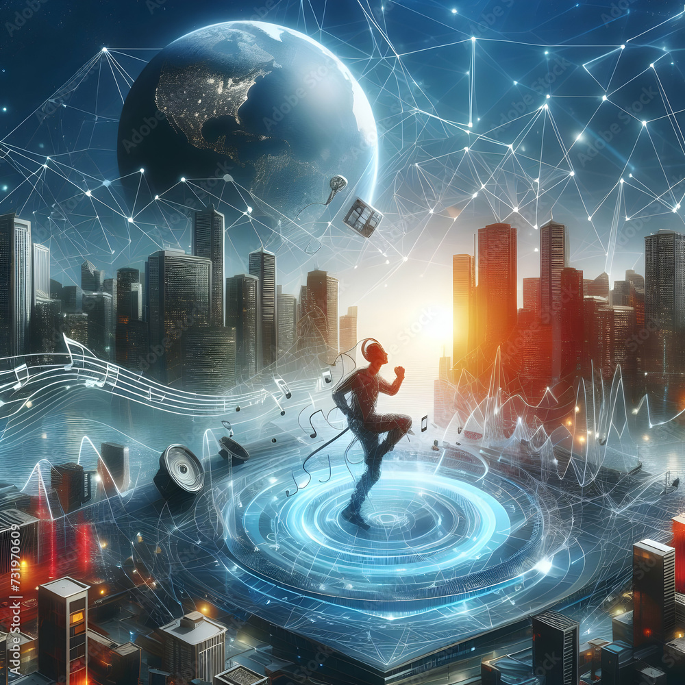 An intricate dance of connectivity that binds humanity together. Show a ...