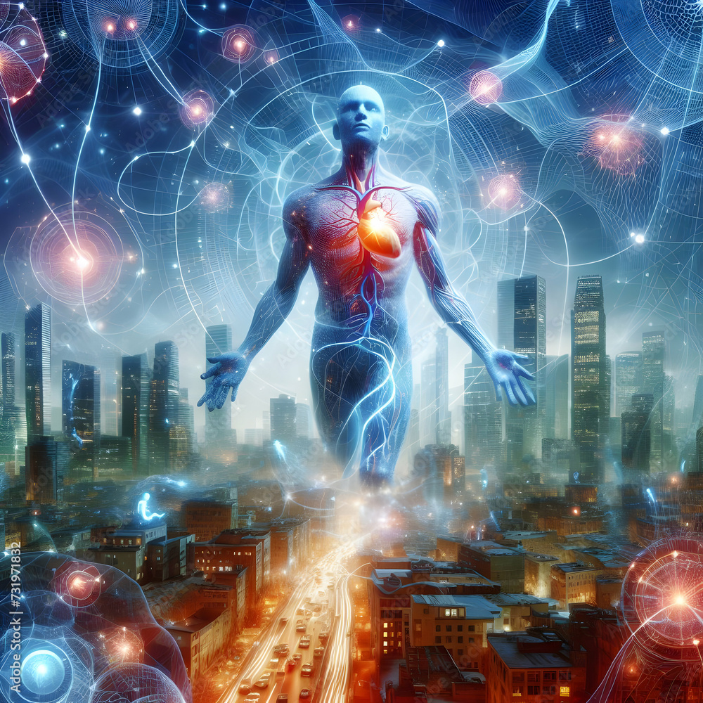 An intricate dance of connectivity that binds humanity together. Show a ...