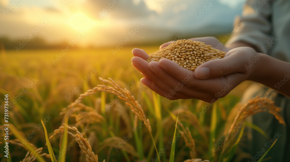 Plant research science, chromosomes, DNA and genetics, rice breeding ...