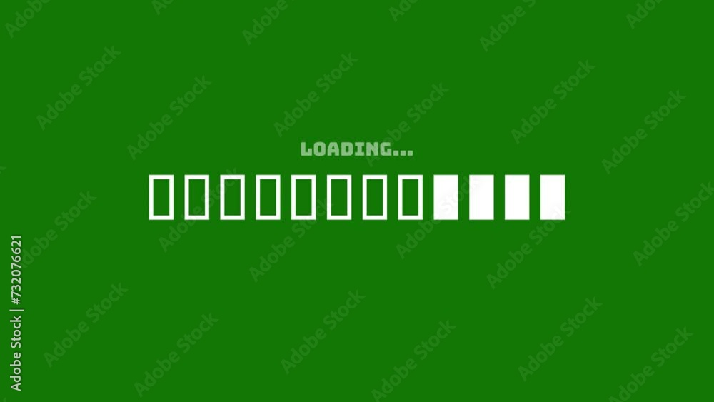 Green screen Loading bar downloading bar loading screen pixelated ... Green screen Loading bar downloading bar loading screen pixelated ...