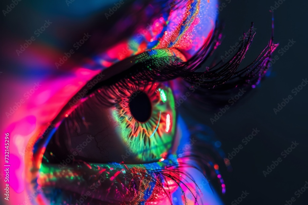 Human Eye pupillary light reflex. Eye retinal detachment optic nerve ...