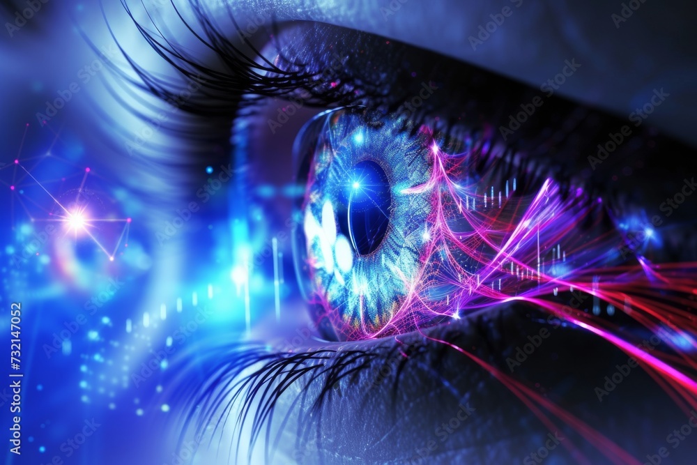Human Cyborg AI Eye color vision deficiency glasses. Eye color vision ... Human Cyborg AI Eye color vision deficiency glasses. Eye color vision ...