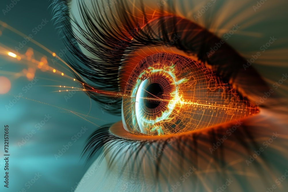 Human Cyborg AI Eye customized lasik. Eye visual memory optic nerve ... Human Cyborg AI Eye customized lasik. Eye visual memory optic nerve ...