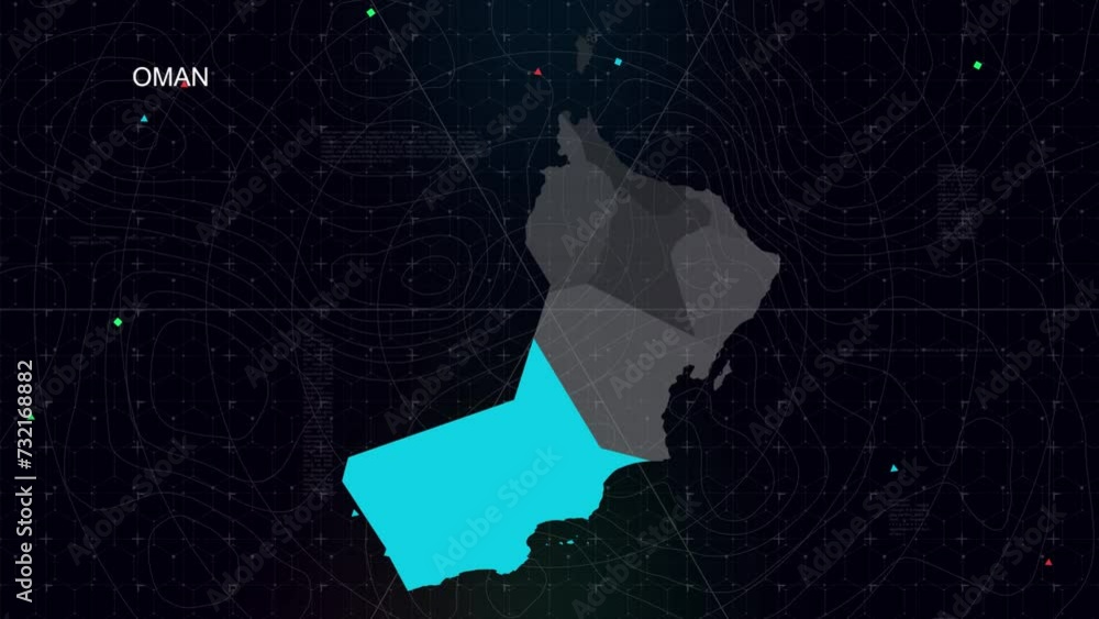 Oman augmented reality Advance HUD control center. Head-up display and ...