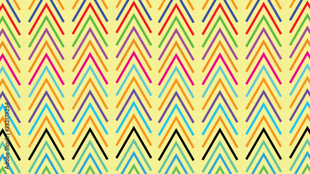 zic zac line pattern. Seamless texture. Background of travel. Simple ...