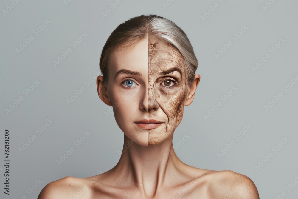 Aging mental toughness. Comparison young to old woman sensitivity to ...