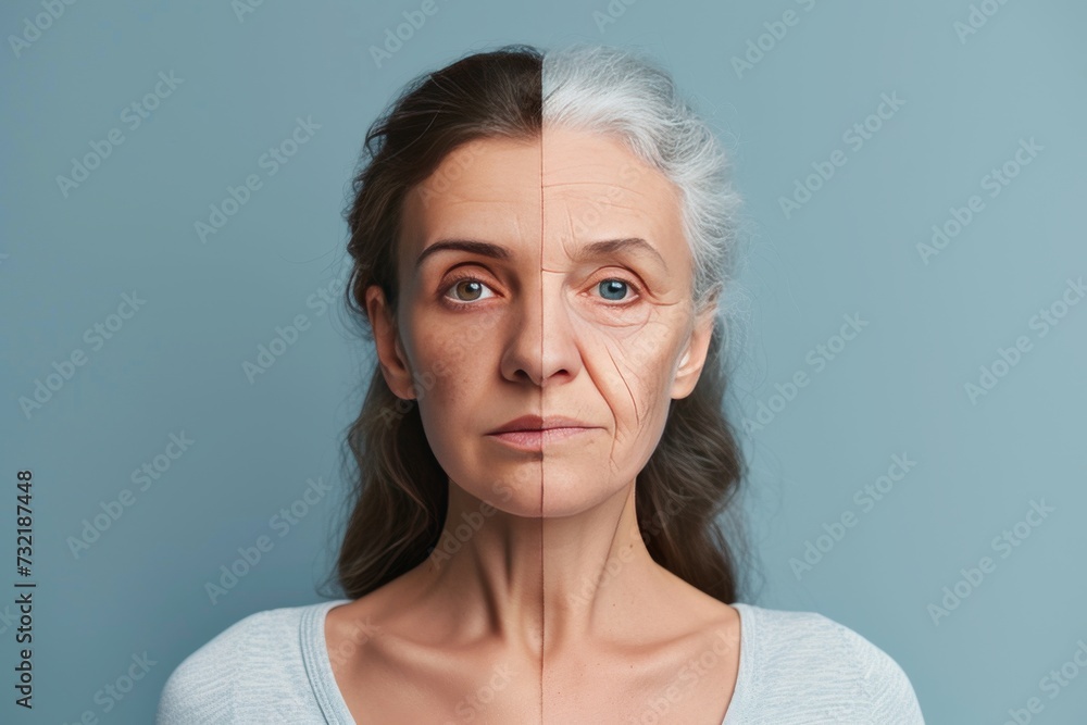 Aging viral infection. Young to old generation similar to. Less ...