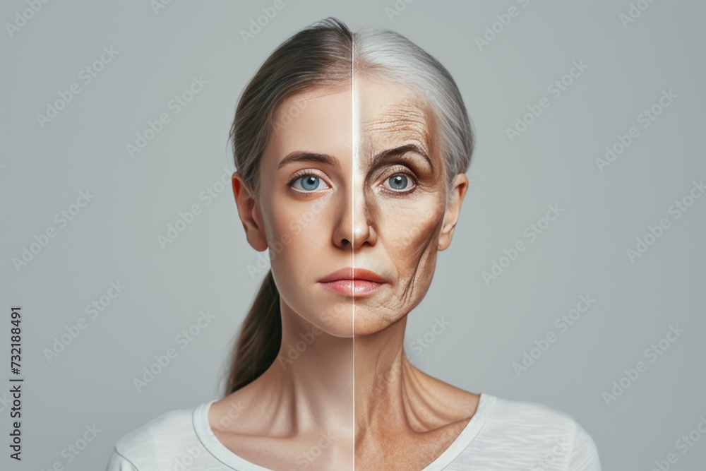 Aging regeneration process. Young to old dead skin prevention methods ...