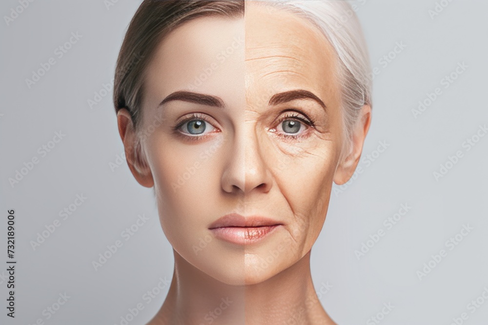Aging regenerative medicine. Young to old generation warts. Less ...