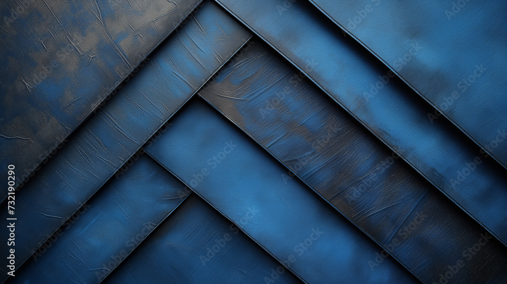 Elegant Blue Leather Texture: Overlapping Strips, Luxurious Background ...