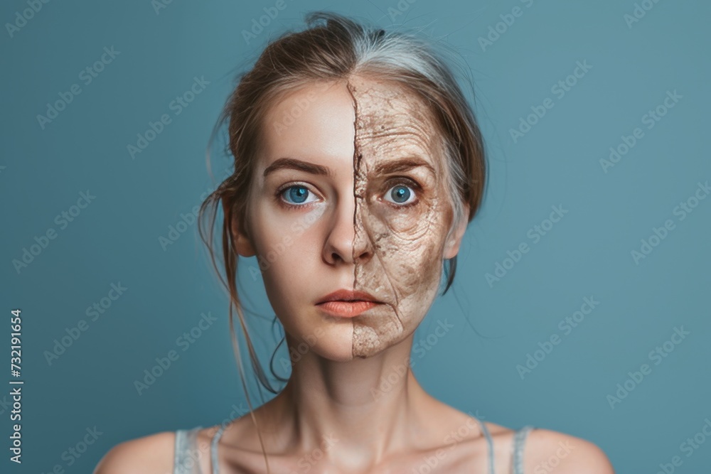 Aging rhytidectomy. Young to old toddler. Less Wrinkles, beauty of ...