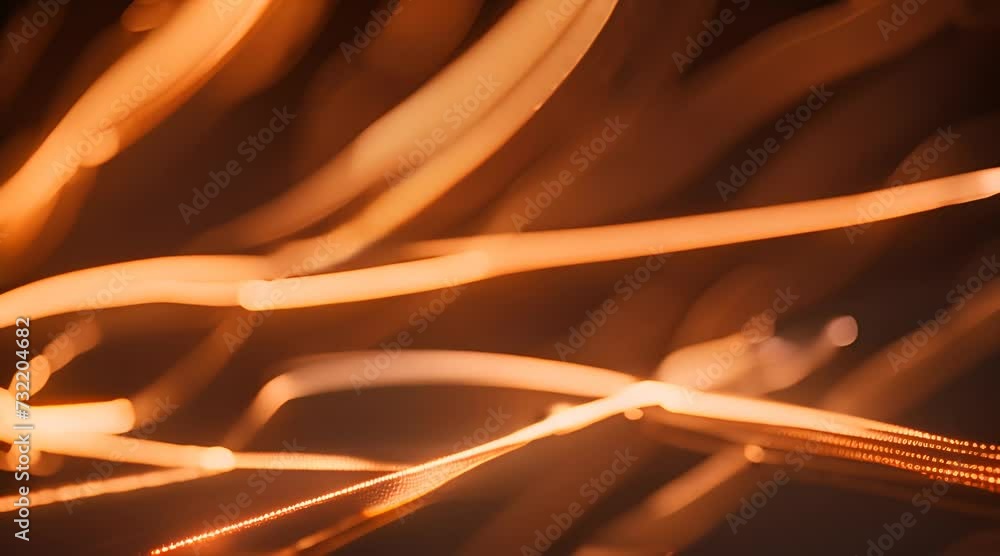 luxurious background of fuzzy gold particles forming an elegant line ...