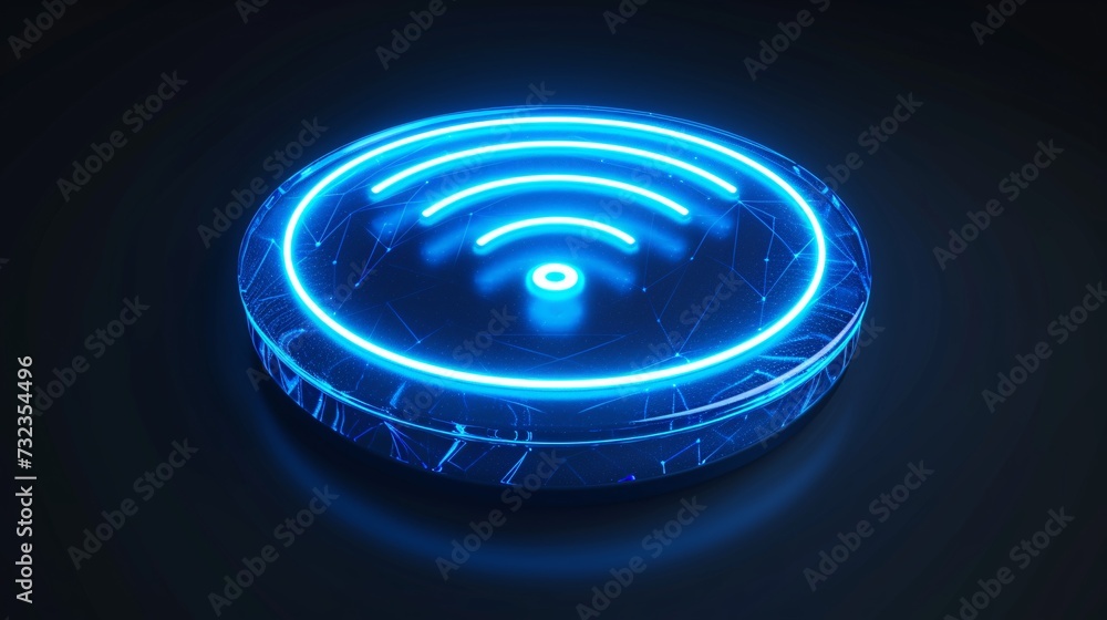 Tri-dimensional wireless light wave impact. Conceptual search radio ...
